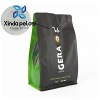 China Coffee Bags With Degassing Valve Coffee Pouch Food Grade Safe Material for sale