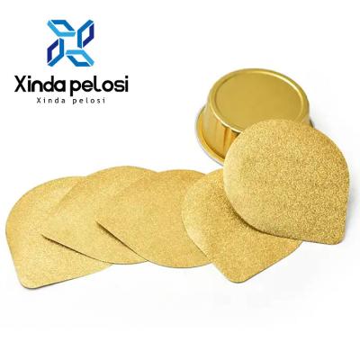 China Heat Sealing Aluminium Tray With Lid Yogurt Foil Lid PP PE PVC Bottles Or Cups for sale