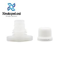 China Medical Spout Pouch Cap Low Temperature Plastic Short Tube Fitment Spout Nozzle Cap for sale