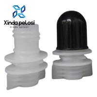 China Stand Up Beverage Pouch Automatic Horizontal Side Spouted Doypack Spout Caps for sale