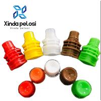 China Bulk Colorful 100% Food Grade Plastic Spout Pouch Cap Seal Anti-Theft Ring Nozzle Cap for sale