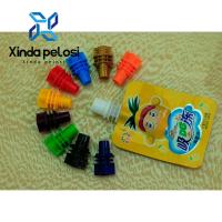 China Bulk Colorful 100% Food Grade Plastic Spout Pouch Cap Seal Anti-Theft Ring Nozzle Cap for sale