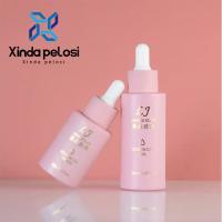 China 30ml 250ml Perfume Body Lotion Bottles With Pump Pink Luxury Skincare Cosmetic Packaging for sale