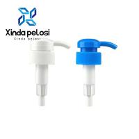 China 24 410 White Lotion Pump Up-Under Locking Reusable Lotion Dispenser Blue Spray Cream Pump for sale