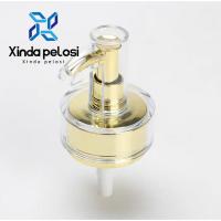 China 24/410 Lotion Dispenser Pump Gold Lotion Hand Pressure Shower Gel Pump Head for sale