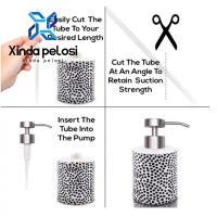 China 22 400 20 410 Empty Stainless Steel Refillable Lotion Pump Bathroom Satin Brushed Press Type for sale