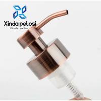 China Metal Foaming Soap Pump Dispenser Colored Wide Tube Silver Stainless Steel Shampoo Soap Dispenser for sale
