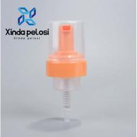 China Built-In Spring Plastic Pump Foam Sprayer With Cap PP Custom Printing for sale