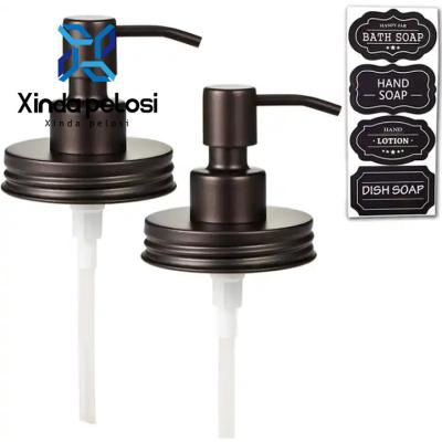 China One-Stop Solution Service High Quality Black PP Plastic Shampoo Bottle Press Pump for sale