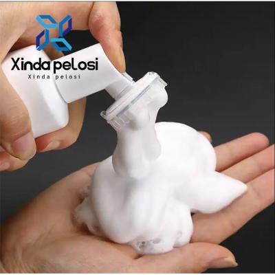 China New Design Custom Liquid Soap Dispenser Pump Brush Head Cap For Skin Care for sale