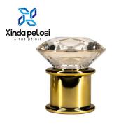 China Gold Perfume Bottle Cap Replacement Cosmetic Luxury Shiny Transparent for sale