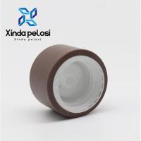 China Jar Cosmetic Bottle Caps Soft Touch Unique Center Twist Lock Dispensing Screw Cap for sale