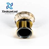 China Gold Perfume Bottle Cap Replacement Cosmetic Luxury Shiny Transparent for sale