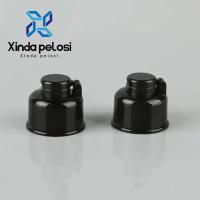 China Plastic Cosmetic Bottle Caps PP Lid Electroplating Aluminium Bell Shape Cap UV Flip Top Lid for sale