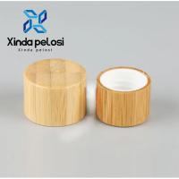 China Bamboo Wooden Essential Oil Bottle Cap With Drops Plug For Essential Oil Packaging for sale
