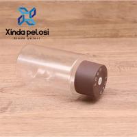 China Jar Cosmetic Bottle Caps Soft Touch Unique Center Twist Lock Dispensing Screw Cap for sale