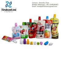 China Automatic Filling Capping Machine Pouch Filling And Sealing Machine With Milk Juice Bag Spout Pouch for sale