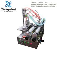 China Pneumatic Liquid Double Heads Filling Machine Horizontal Piston Filling Machine For Sale for sale