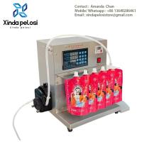 China One Head Stand Up Pouch Food Grade Bag Filling And Sealing Machine Juice Spout Pouch Bag Filling Machine for sale