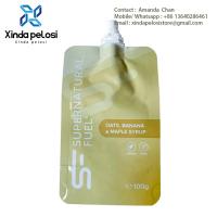 China Reusable Easy Carry Stand Up Food Pouch Corner Spout Doypack OR Stand Up Juice Liquid Spout Pouch Bag for sale