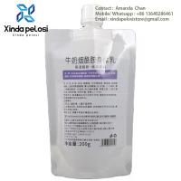 China Custom Designed Food Grade Environmental Transparent  Stand Up Pouch With Spout For Drink Juice Bag for sale