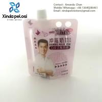 China Customized Logo Stand Up Wet Pet Food Retort Pouch With Spout Packaging for sale