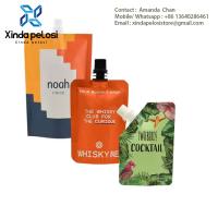 China Custom Reusable Fruit Juice Pouch Drink Stand Up Plastic Pouch Packaging for sale