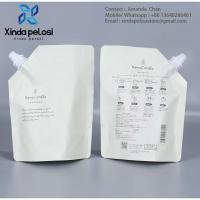 China Customized Printed Hair Mask Shampoo Laminated Plastic Stand Up Pouch With Spout for sale