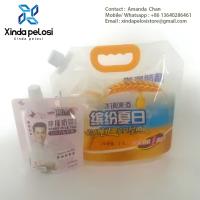 China Custom Design Reusable Stand Up Pouch Spout For Beer Packaging for sale