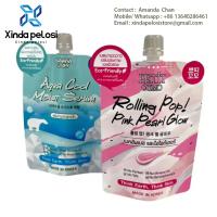 China Custom Printing Small Liquid Stand Up Plastic Pouch Energy Packaging Bag for sale