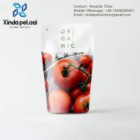 China Recyclable Custom Plastic Bags Smell Proof Stand Up Spout Packaging Pouch On Sale With Zipper for sale