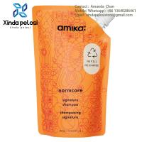 China Custom Printed Stand Up Liquid Soap Shampoo Packaging Bag Shower Gel Spouted Pouch for sale