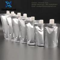 China Food Grade Material Safe Transparent Nozzle Stand Up Pouch Packaging With Natural Suction Nozzle for sale