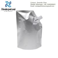 China Food Grade Material Safe Transparent Nozzle Stand Up Pouch Packaging With Natural Suction Nozzle for sale