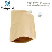 China Eco Friendly Stand Up Liquid Stand Up Pouch With Spout Packaging For Personal Skincare Lotion Refill for sale