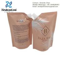 China Eco Friendly Stand Up Liquid Stand Up Pouch With Spout Packaging For Personal Skincare Lotion Refill for sale