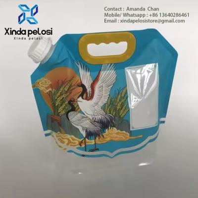 China Custom Design Reusable Stand Up Pouch Spout For Beer Packaging for sale
