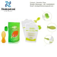 China Food Grade Color Customized Plastic Stand Up Spout Pouch For Bread Chicken Candy PartyOpp for sale