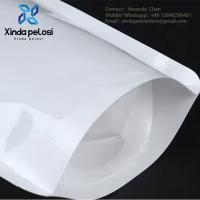 China Flexible Food Grade Milk White Stand Up Spout Pouch Packaging Or For Liquid Powder Detergent for sale