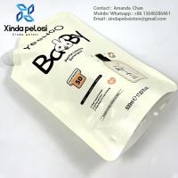 China Food Grade Custom Plastic Fruits Juice Liquid Bag Packaging Aluminum Foil Stand Up Food Pouch for sale