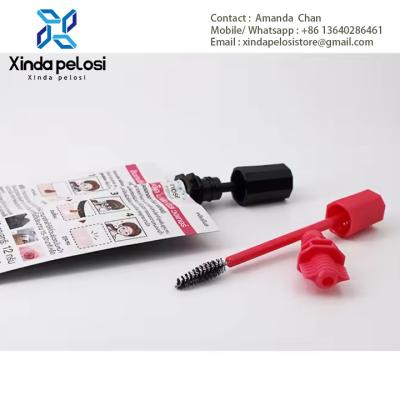 China Customized Lipgloss Mascara Glow Lip Gloss Liquid Stand Packing Bag Plastic Spout Pouch For Cosmetic for sale