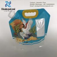 China Spout Pouch For Large Spout Stand Upplastic Rice Powder Food Packaging Pouch Bag for sale