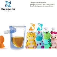 China Recyclable Custom Plastic Bags Smell Proof Stand Up Spout Packaging Pouch On Sale With Zipper for sale