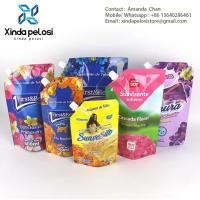 China Customized As Requested Printed Juices Refill Spout Standing Pouch,Doy Pouch for sale