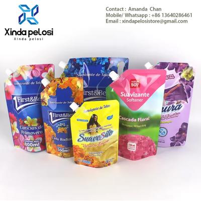 China Customized As Requested Printed Juices Refill Spout Standing Pouch,Doy Pouch for sale
