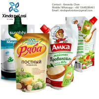 China Customized As Requested Printed Juices Refill Spout Standing Pouch,Doy Pouch for sale