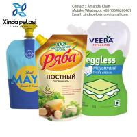 China Customized As Requested Printed Juices Refill Spout Standing Pouch,Doy Pouch for sale