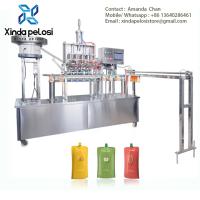 China Stand Up Pouch Bag Packet Sealing Machine ,Spout Pouch Filling And Capping Machine for sale