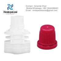 China Flexible Packing Spout Cap Plastic Spout With Screw Cap Stand Up Pouch Spout And Cap for sale