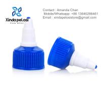 China Various Color Long Nozzle Screw Twist Top Cap For Cosmetics Bottles for sale